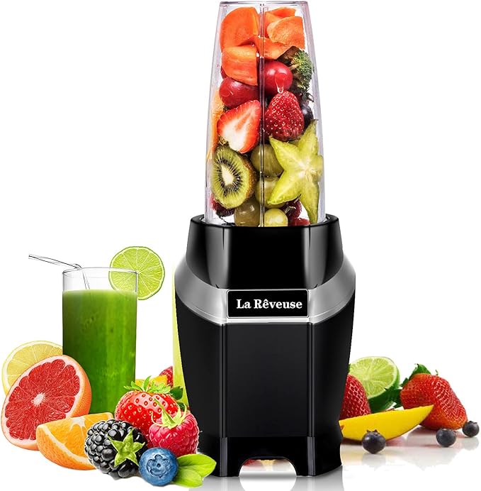 La Reveuse Personal Blender 1000 Watt - Black